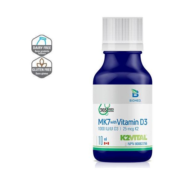 MK7 with D3 Drops - 10 ml – Rediscover Health Online Dispensary