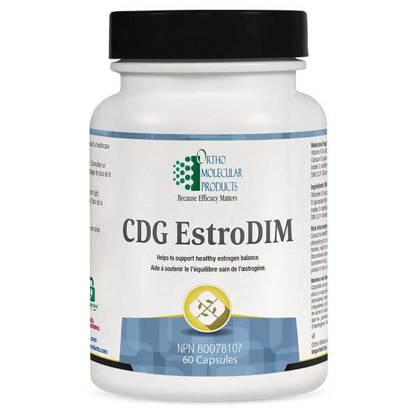 CDG EstroDIM 60 capsules, Ortho Molecular Products – Rediscover Health ...