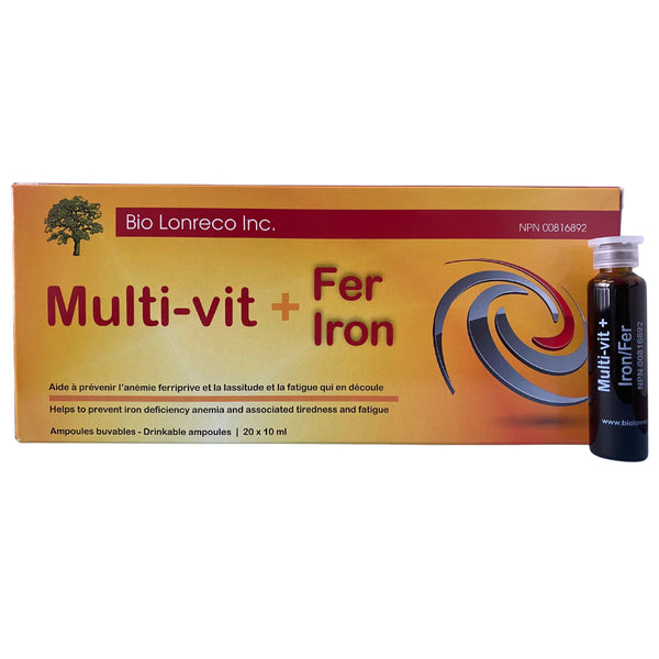 Multi-vit + Iron, 250 ml/ 20 ampoules, Bio Lonreco (Public ...