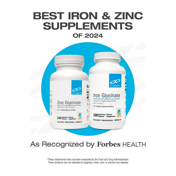 Zinc Glycinate 120 Capsules, Xymogen – Rediscover Health Online Dispensary