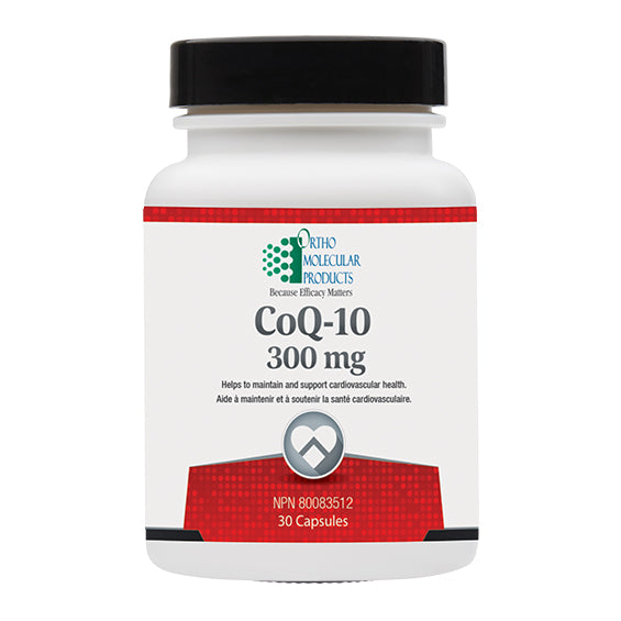 CoQ-10 300 mg 30 caps, Ortho Molecular Products – Rediscover Health ...